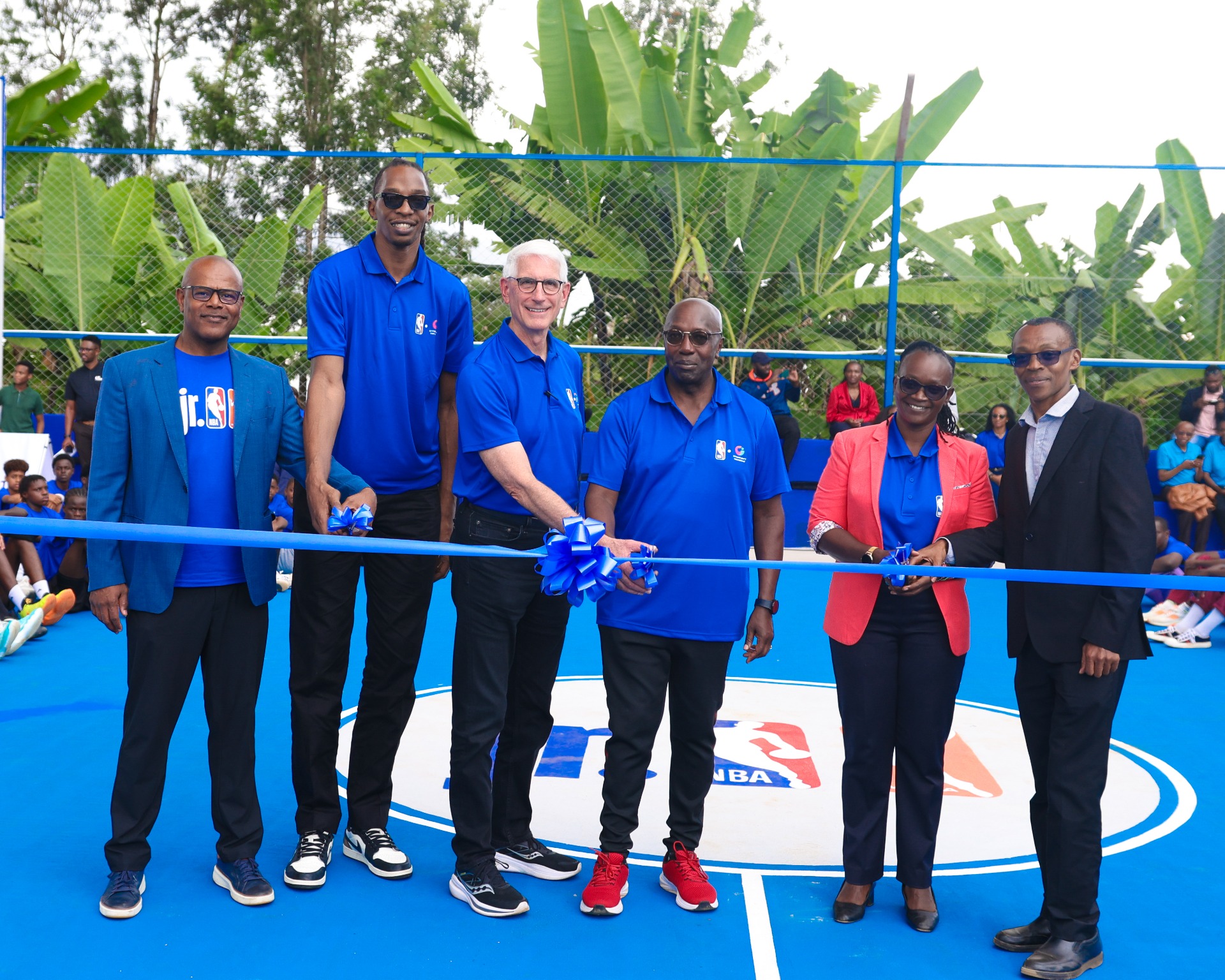 PHOTOS: NBA Africa and Opportunity International unveil new basketball ...