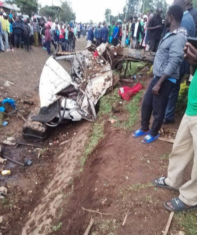 Photos of the bad accident that happened in Kijauri Nyansiongo ...